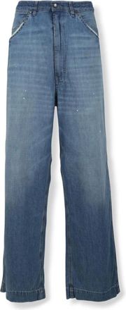 Maison Margiela Femme, Jeans, Bleu, Taille: 34 FR Jean Large en Denim