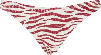 MC2 Saint Barth Femme, Maillots de bain, Multicolore, Taille: 42 FR Elise Classic Crinkle Bikini Bottom