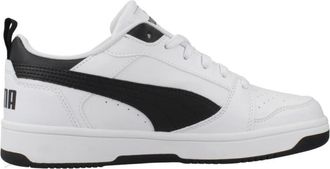 Puma Jugend Rebound V6 Low Top Sneakers - - Shoes - Herren - Wei&szlig; - 35 1/2 EU