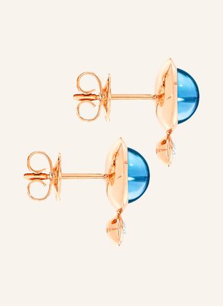 Tamara Comolli Tamara Comolli Ohrstecker Ohrstecker Bouton Swiss Topaz / Classic Aus 18 Karat Ros&eacute;gold Swiss Topas rosegold