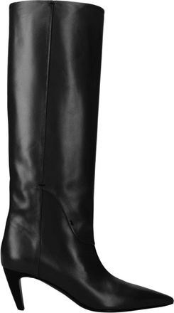 Premiata Femme, Chaussures, Noir, Taille: 39 EU Cher bottes hautes en cuir de veau noir garda