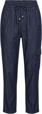 Trussardi Pantalon fusel&eacute; - Femme - Pantalons - Bleu - Taille: 38 FR