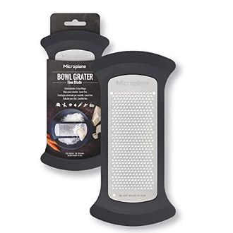 Microplane R&acirc;pe fine pour bol - MICROPLANE - Noir et gris - Edelstahl - Modern
