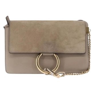 Chlo&eacute; Sac bandouli&egrave;re Faye Pre-owned - Femme - Pre-owned - Beige - Taille: ONE Size