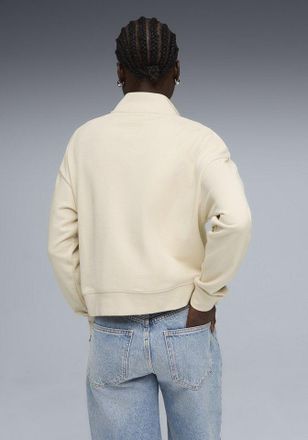 Puma Langarmshirt CLASS RELAXED HALF-ZIP CREW mit Stehkragen, mit Rei&szlig;verschluss, mit Eingrifftaschen