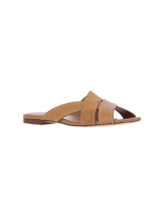 Tod's Womens Sandals Brown Outer: Calf Leather