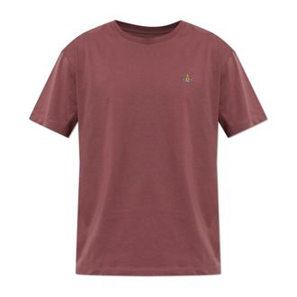 Vivienne Westwood Orb Logo T-Shirt - - Tops - Herren - Rosa - L