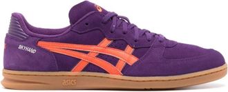 Asics Homme, Chaussures, Violet, Taille: 37 1/2 EU Skyhand Low Top Suede Baskets
