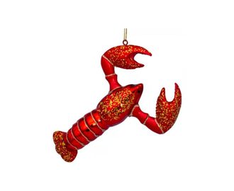 Vondels Ornament Glass red Lobster H14cm