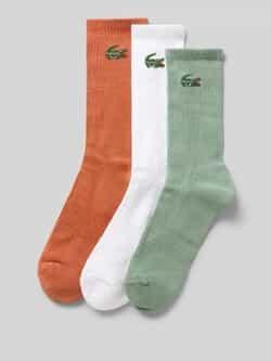 Lacoste Socken aus Baumwoll-Mix im 3er-Pack