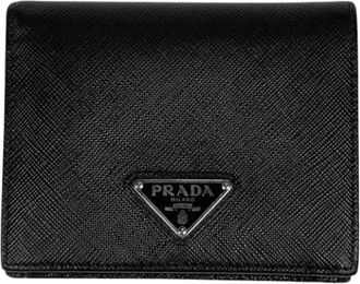 Prada Portefeuille Bifold Pre-owned - Femme - Pre-owned - Noir - Taille: ONE Size