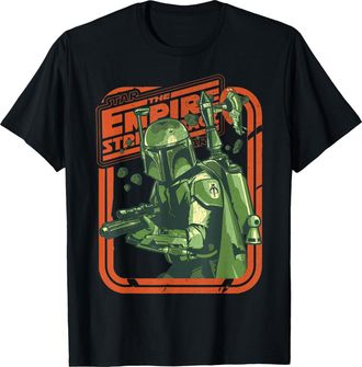 Star Wars The Empire Strikes Back Boba Fett Modern Portrait T-Shirt