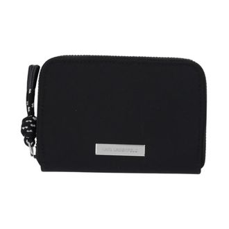 Karl Lagerfeld Ikon Zip Wallet - - Accessories - Damen - Schwarzk - ONE SIZE