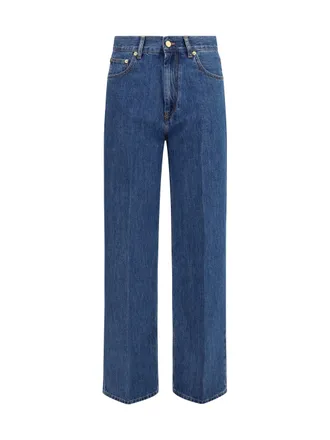 Darkpark Womens Jeans Cora Wide-Leg Denim Medium Full Cotton