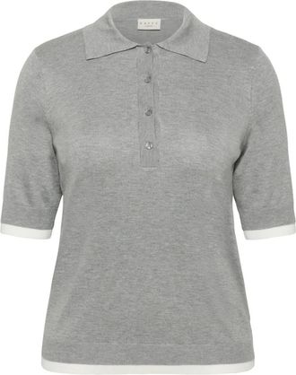 Kaffe Curve Femme, Tops, Gris, Taille: 44 FR Polo Chemises