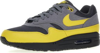 Nike Herren Air Max 1 Essential Sneaker, Anthracite Bright Citron Smoke Grey, 45.5 EU