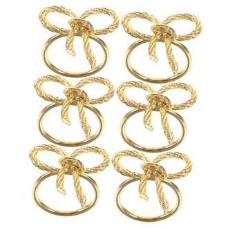 Cabilock 2 S&auml;tze Serviettenring Mit Schleife Party Serviettenringe Aus Ros&eacute;gold Serviettenringe Gold Serviettenhalter F&uuml;r Den Esstisch Serviettenring Halter Ei