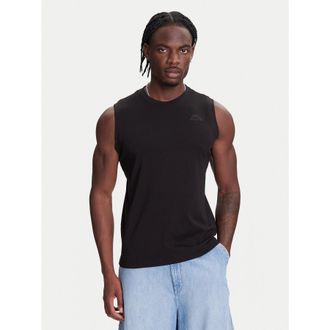Kappa Tank-Top Logo Corpo Cadwal 303HZB0 Schwarz Regular Fit