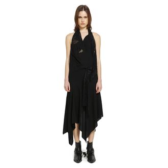 Junya Watanabe Asymmetric Lace Slip Dress