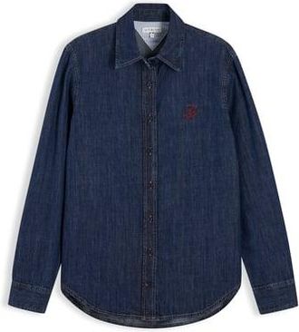 Tommy Hilfiger Chemise droite boutonn&eacute;e en jean