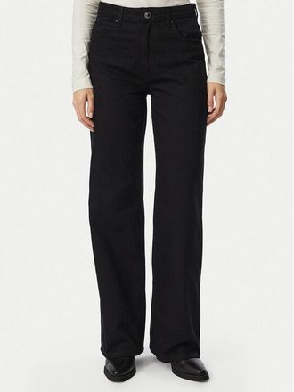 Guess Jeans W6BA1A D2578 Schwarz Wide Leg
