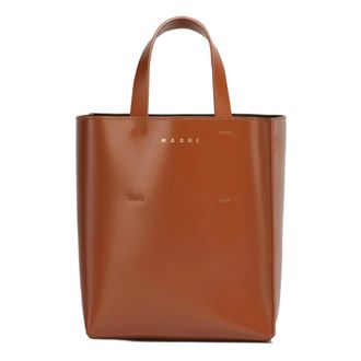 Marni Farbblockierte Nord/S&uuml;d Einkaufstasche - - Bags - Damen - Braun - ONE SIZE