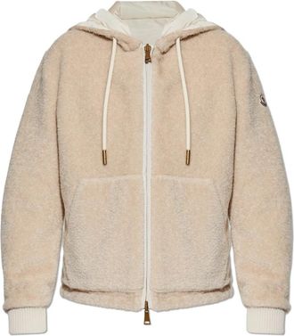 Moncler Wendbare Kapuzenjacke - - Jackets - Damen - Beige - L