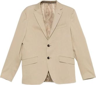 Etro Homme, Vestes, Beige, Taille: XL Blazer Crois&eacute;