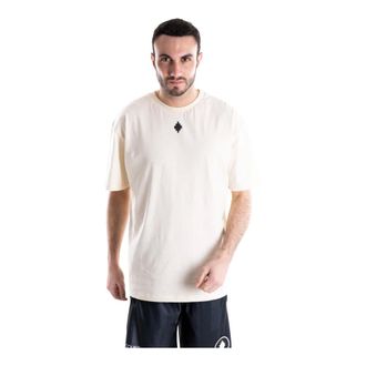 Marcelo Burlon Herren, Oberteile, Beige, MGr&ouml;&szlig;e
