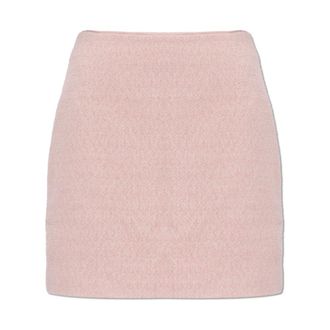 Rotate Lina Boucl&eacute; Minirock - - Skirts - Damen - Rosa - S