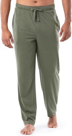 Fruit Of The Loom Mens Extended Sizes Jersey Knit Sleep Pajama Lounge Pant (1 & 2 Packs) Bas de Pyjama, Vert foncé, X-Large Haut Homme