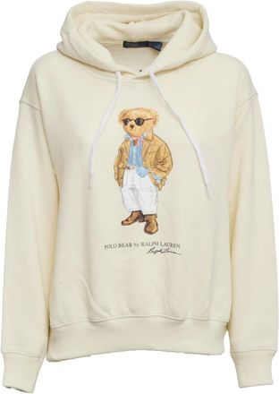 Polo Ralph Lauren Homme, Sweatshirts et sweats &agrave; capuche, Blanc, Taille: S Polo Bear Sweat &agrave; capuche