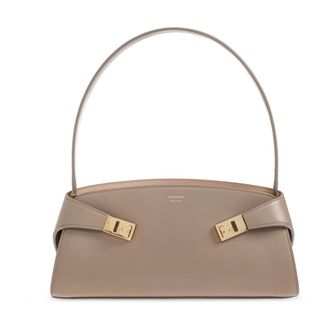 Ferragamo Femme, Sacs, Beige, Taille: ONE Size Hug Bag