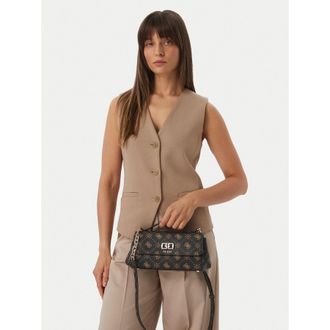 Guess Handtasche Guess Emelie Logo HWGP99 28190 Dunkelbraun