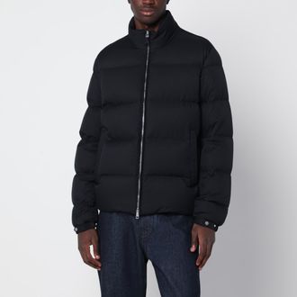 Ermenegildo Zegna Navyblaue Daunenjacke mit Rei&szlig;verschluss