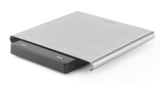 R&ouml;sle Balance de Cuisine Num&eacute;rique avec M&eacute;canisme Coulissant, Balance Num&eacute;rique Haut de Gamme avec Surface de Pes&eacute;e en Acier Inoxydable 18/10, &Eacute;cran Lcd, Ch