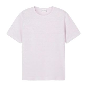 Closed Leinenmischung T-Shirt - - Tops - Herren - Rosa - M