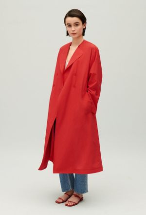 Claudie Pierlot Trench long rouge