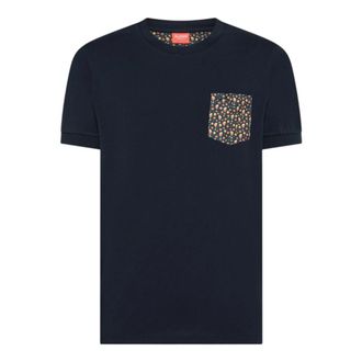 Sun 68 Homme, Tops, Bleu, Taille: S T-shirt de plage &agrave; poche