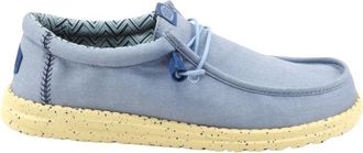 Hey Dude Homme, Chaussures, Bleu, Taille: 44 EU Wally Stretch Canvas