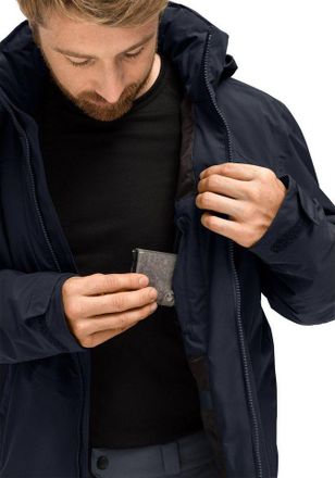 Maier Sports Outdoorjacke Metor Therm Rec M Wanderjacke, atmungsaktiv und wasserdicht, wattierte Regenjacke