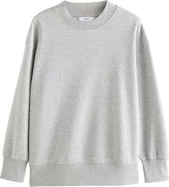Next Damen Standard Relaxed Fit Essentials Langes Sweatshirt Grau L