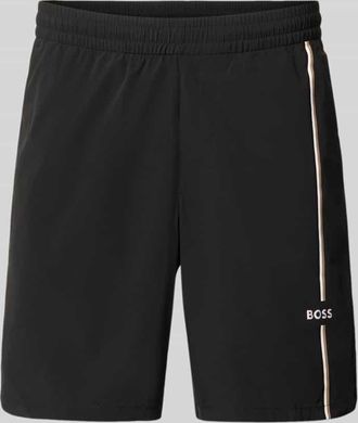 HUGO BOSS Regular Fit Sportshorts mit Logo-Details Modell SH_TOC GAME 8 INCH