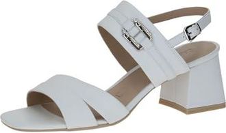 Caprice Femme Damen 9-28301-44 Sandale &agrave; Talon, White Nappa, 37 EU