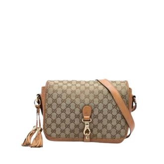 Gucci Sac bandouli&egrave;re vintage en toile Pre-owned - Femme - Pre-owned - Beige - Taille: ONE Size