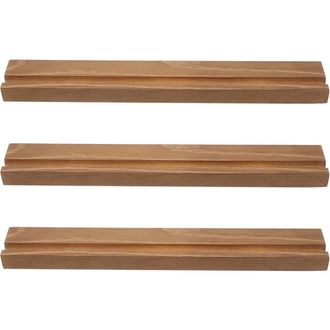 Angoily 3 Stck. Holz Vinyl Schallplattenhalter Wandmontage Rustikaler Vinyl Plattenst&auml;nder zur Aufbewahrung und Pr&auml;sentation Platzsparend Stabiler Holzst&auml;nder