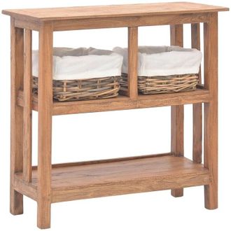 vidaXL Konsolentisch Massives Mahagoniholz 69x28x70 cm vidaXL