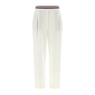 Brunello Cucinelli Pantalon droit - Femme - Pantalons - Beige - Taille: 42 FR