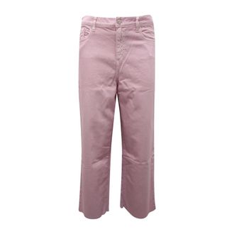 Roy Rogers Helle Bull Cropped Hose - - Trousers - Damen - Rosa - W32
