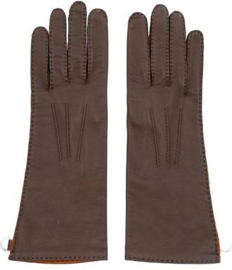 Herm&egrave;s Gants Vintage Pre-owned - Femme - Pre-owned - Brun - Taille: ONE Size